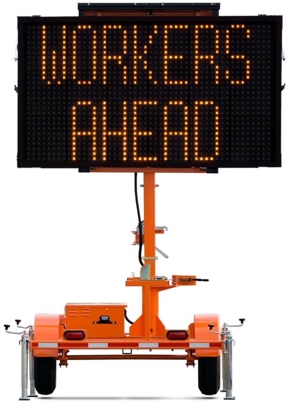 Wanco Matrix Mini Message Display Sign with Hand Operated Winch WVT3(A ...