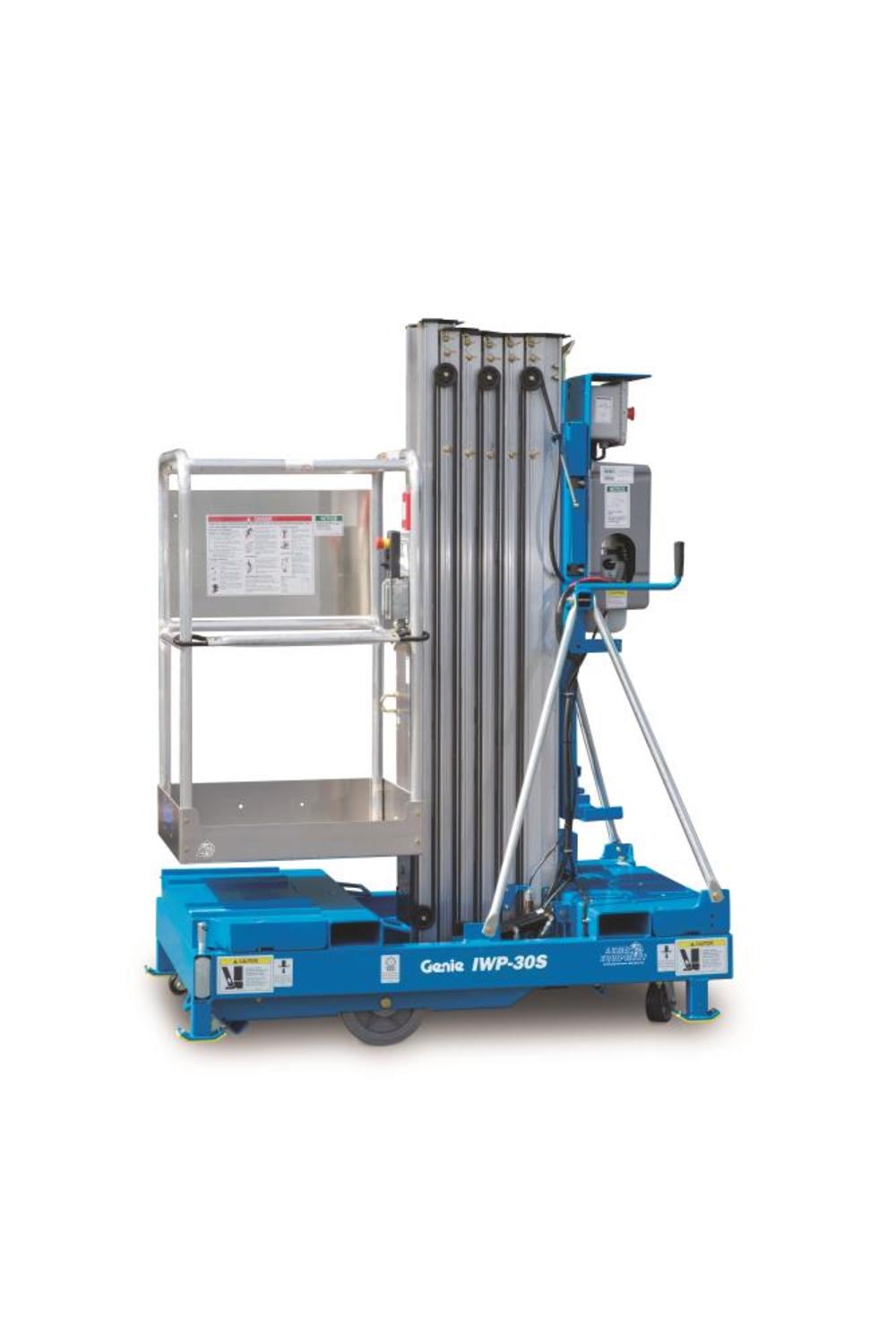 Genie 30 Ft. DC Power Super Series Industrial Work Platform IWP-30S DC ...