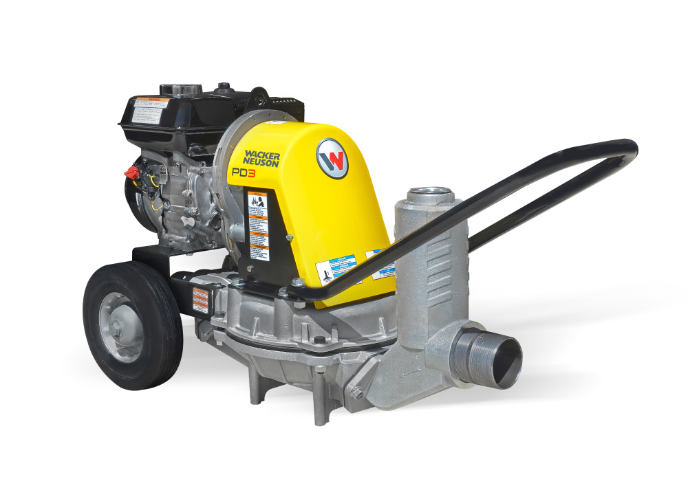 Wacker Neuson PDI3A 3 Inch 118 cc Honda Gasoline Engine Diaphragm Pump ...