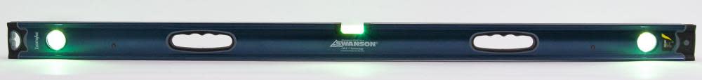 Swanson Tool 48 Inch Lightning LED Magnetic Box Beam Level, Pro Series ...