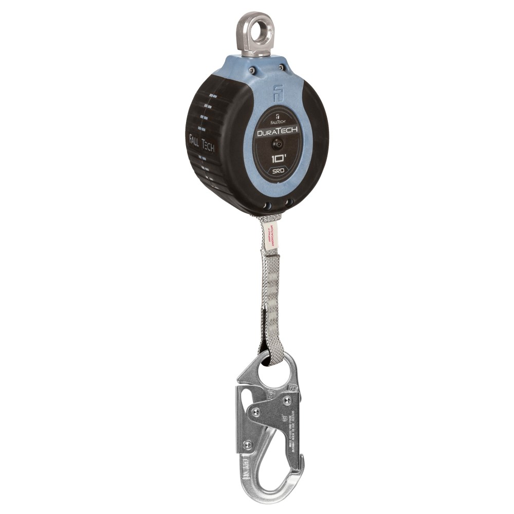Falltech DuraTech 10' Single Leg Web SRL with Steel Snap Hook 82710SA1 ...