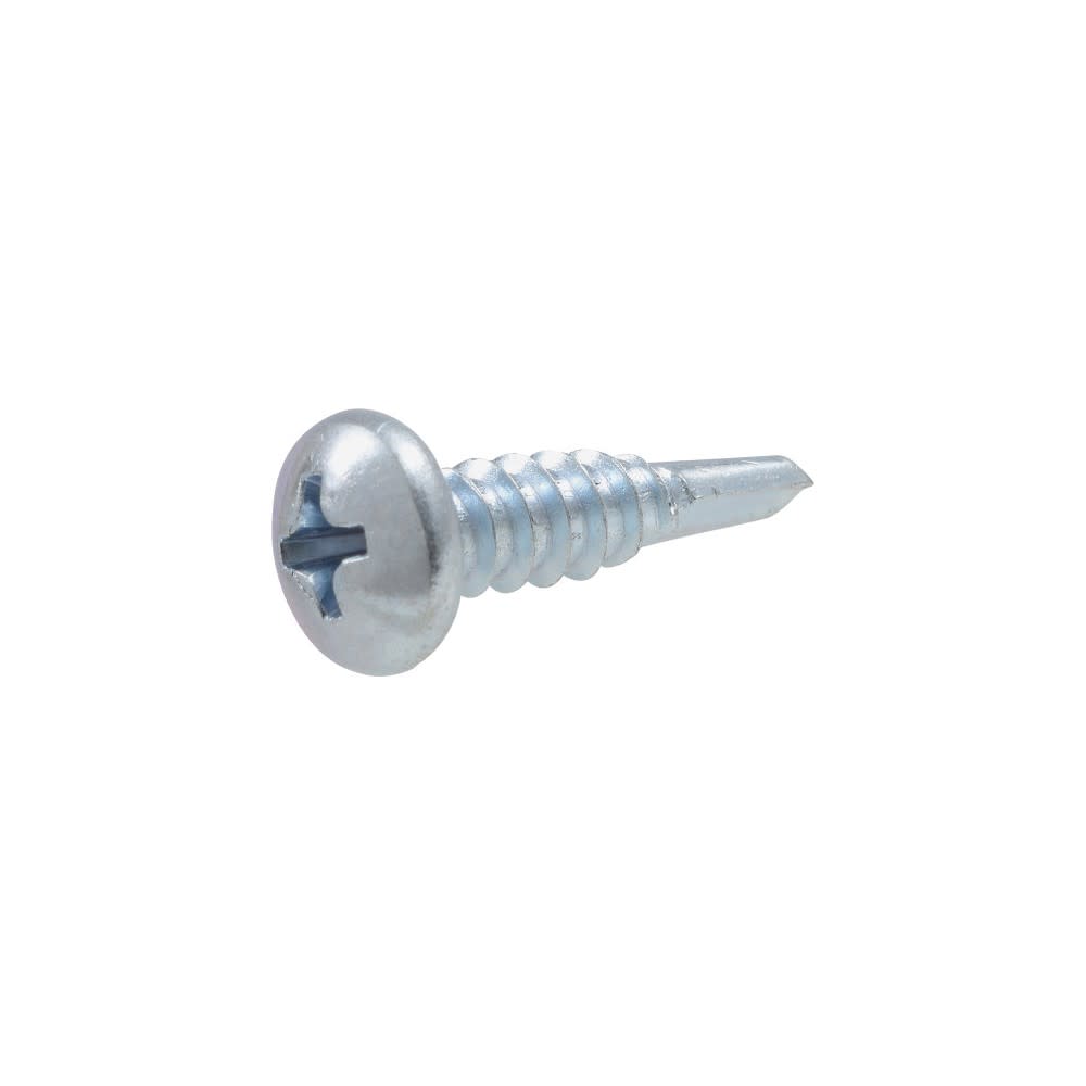 Hillman #10-16 x 3/4in Zinc Pan Phillips Self Drilling Screw 100pk ...
