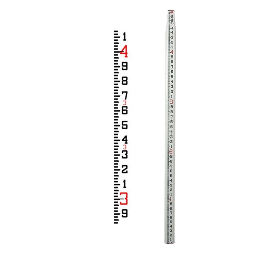 Spectra Precision 25 Foot Tenths Fiberglass Grade Leveling Rod 98010 ...