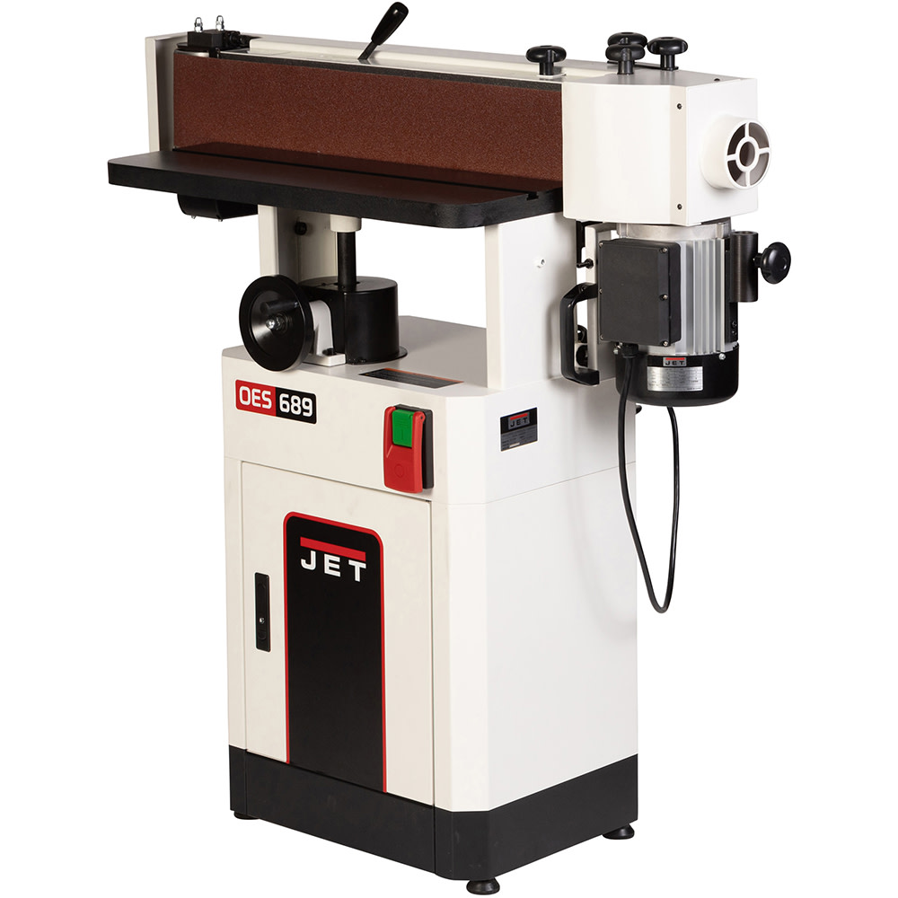 JET Black 6 Inch x 89 Inch Oscillating Belt Edge Sander, 1.75HP, 1PH ...