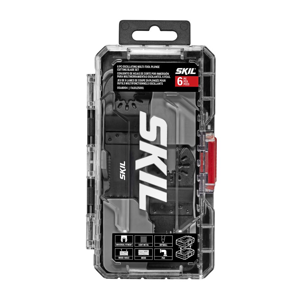 SKIL Oscillating Multi-Tool Plunge Cutting Blade Set, 6 Pieces OSA8004 ...