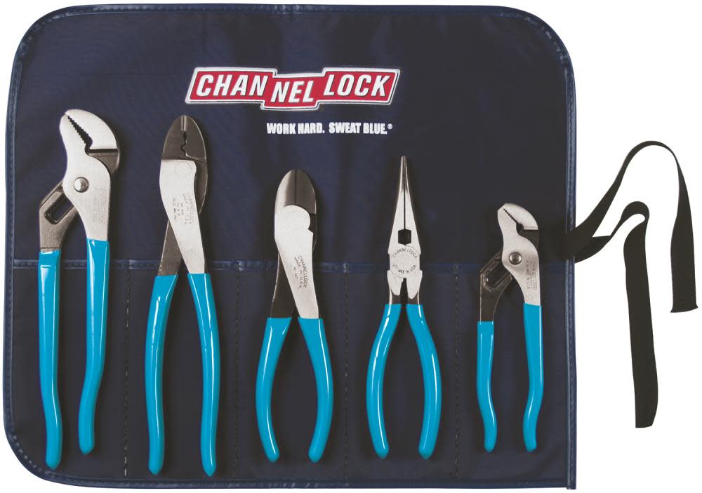 Channellock 5pc Technicians Plier Set TOOL ROLL 2 - Acme Tools
