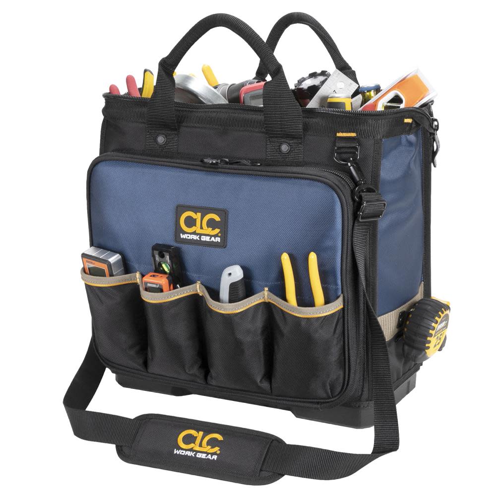 CLC Technician Tool Bag Molded Base Multi Compartment 17in PB1543 ...