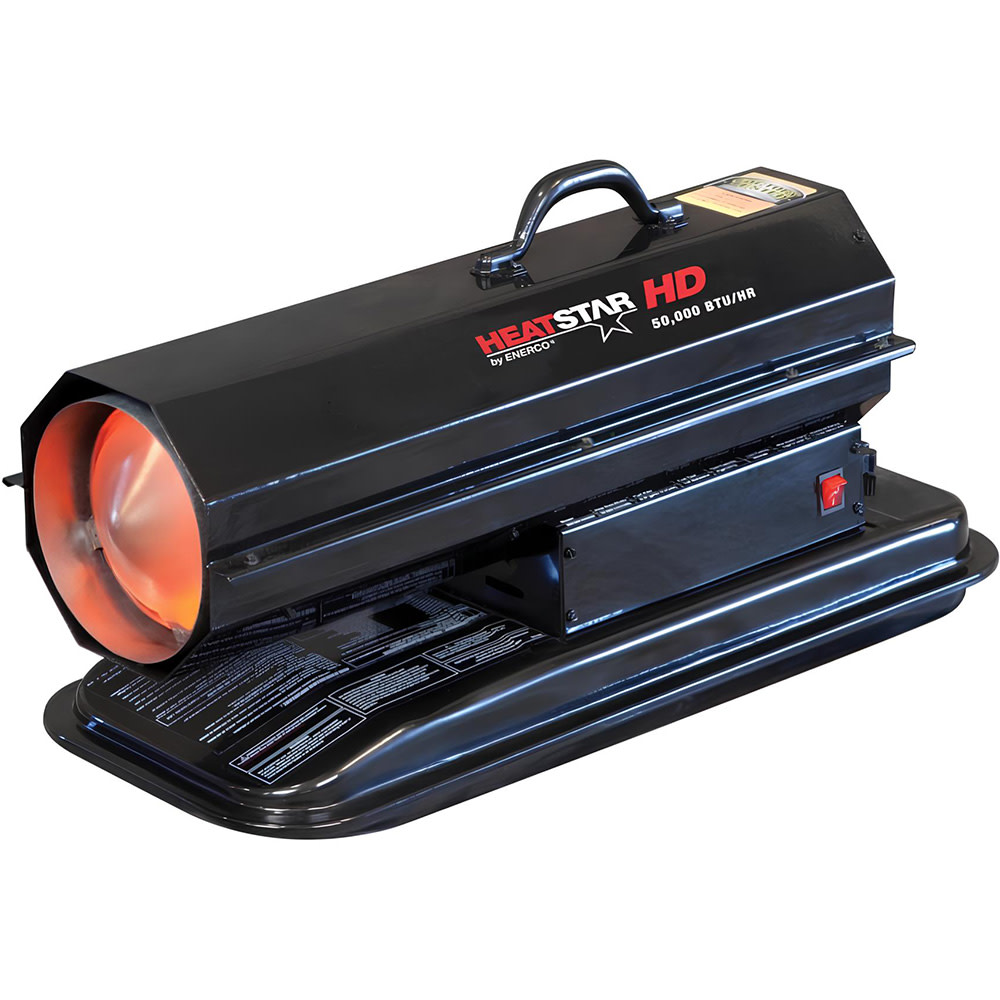 Heatstar HS50K 115V 10A 50000 Btu Kerosene Forced Air Heater F105500 ...