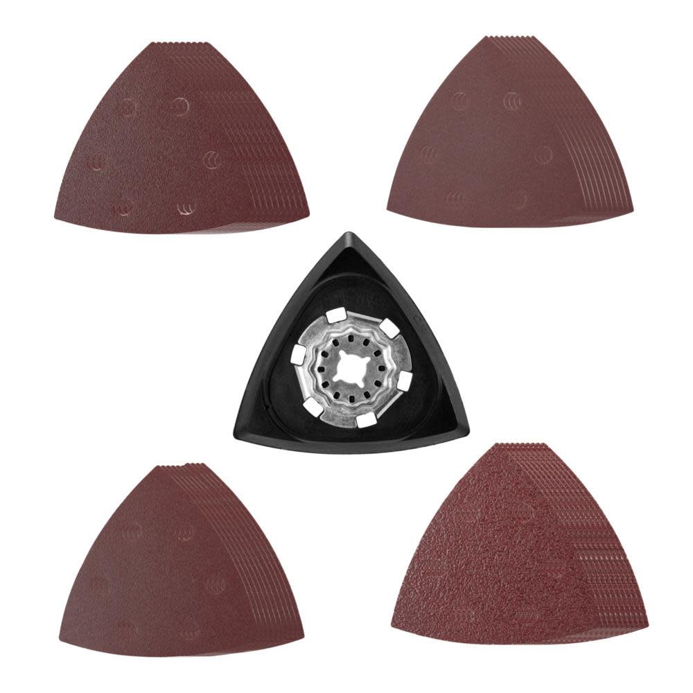 FLEX 41-Piece Oscillating Multi-Tool Sanding Project Kit - Assorted ...