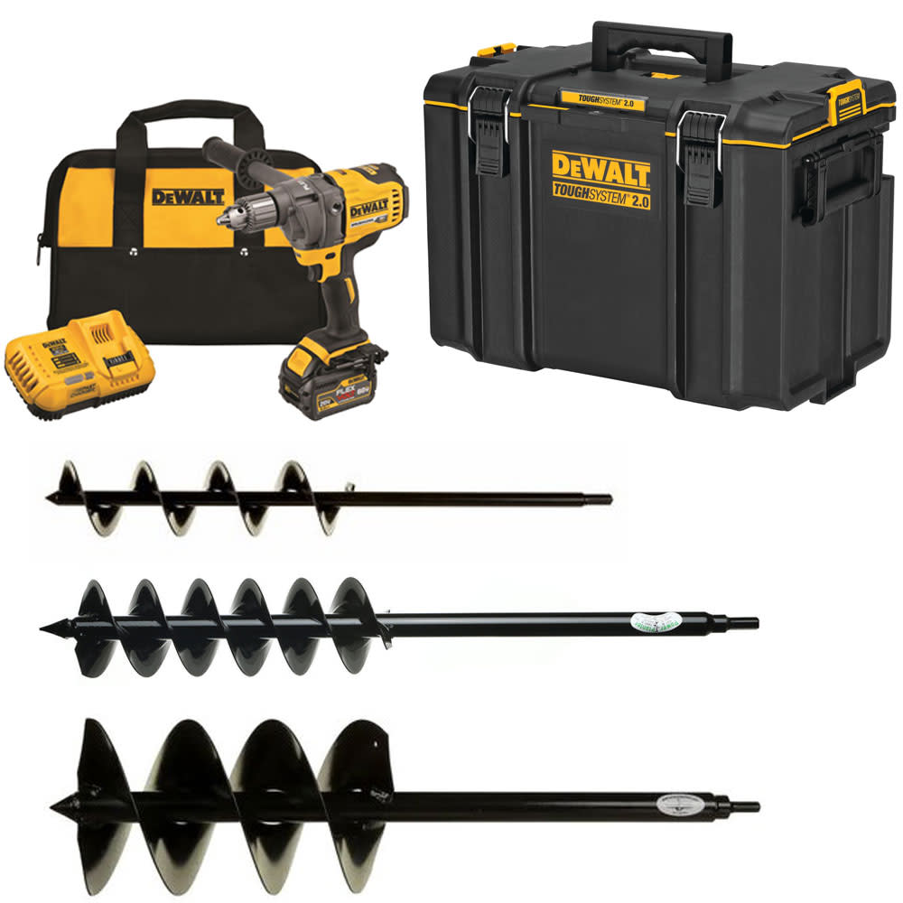 Power Planter Bulb, Quart, Gallon, Landscaping Bundle DCD130T1-PPP ...