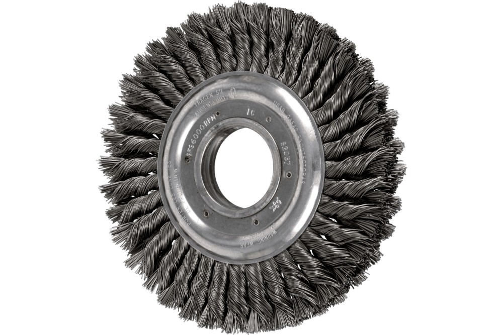 Pferd Standard Twist Knot Wire Wheel Brush 8 Inch Diameter .023 Carbon ...