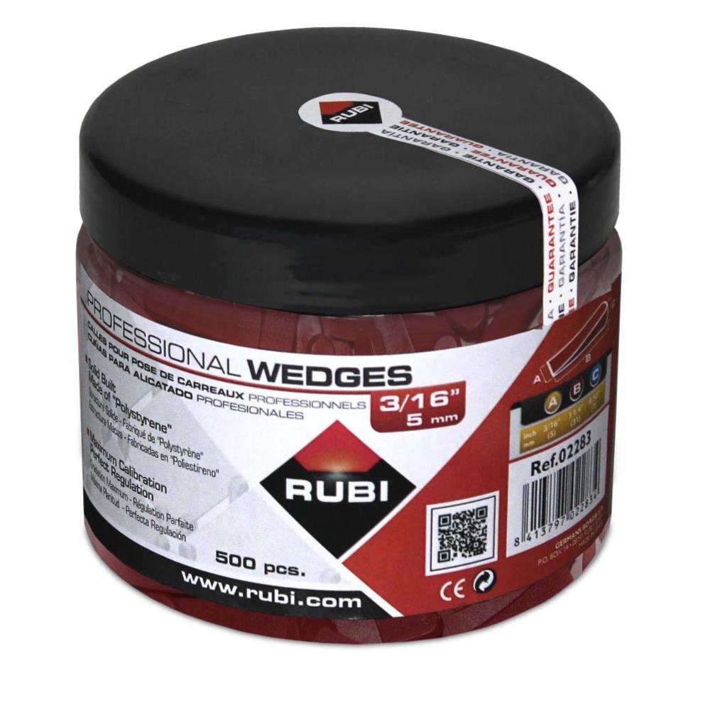 Rubi Tools Wedges 3/16 In. (500 pc.) Jar USA 2283 - Acme Tools