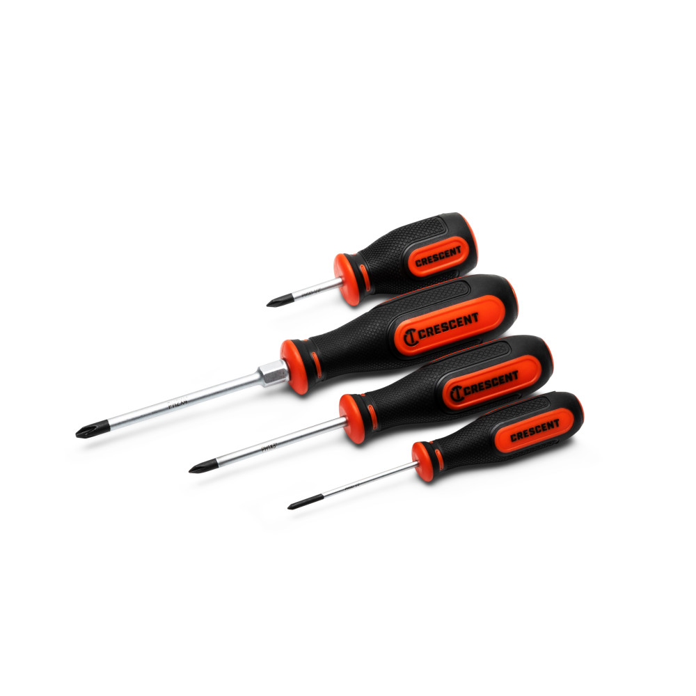 Crescent Philips Dual Material Screwdriver Set 4pc CPSET4PC - Acme Tools