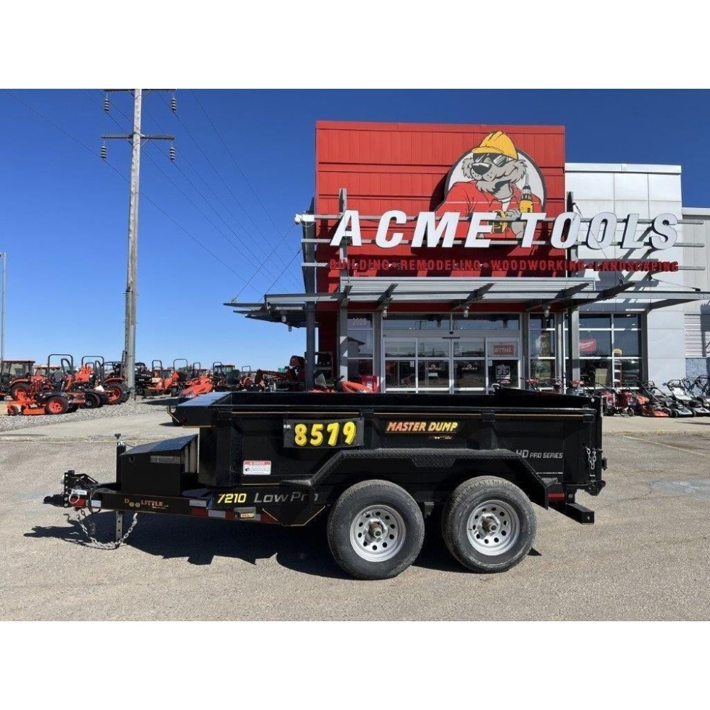Doolittle Trailer Mfg Master Dump Low Pro 10ft Tandem Axle Dump Trailer ...