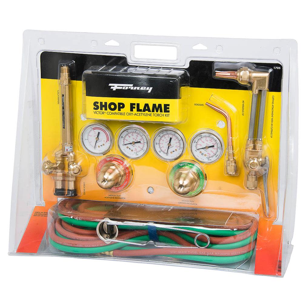 Forney Industries Shop Flame Medium Duty Torch Kit 1705 - Acme Tools