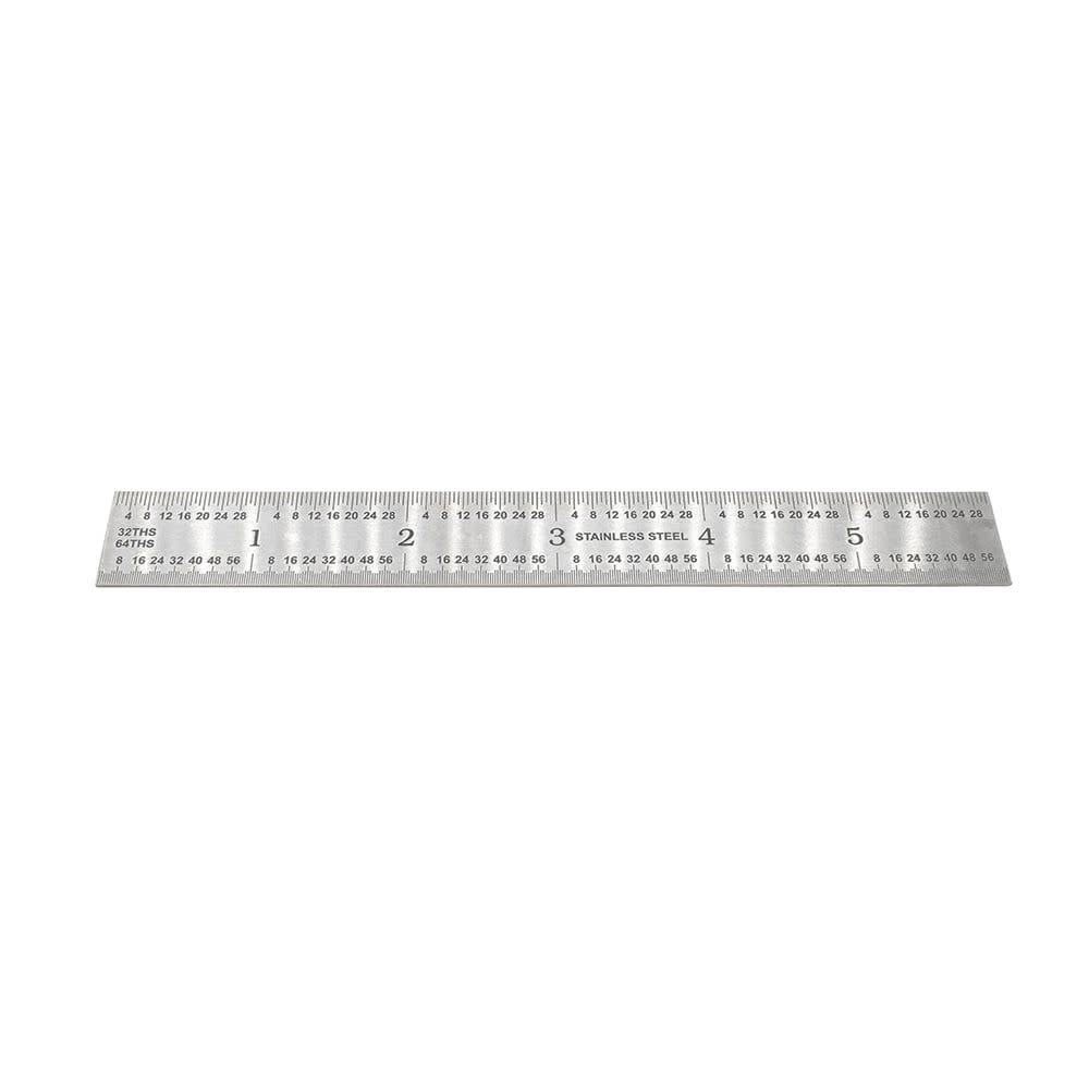Big Horn 6 Inch Rigid Stainless Steel Full-Flexible Ruler 19590 - Acme ...