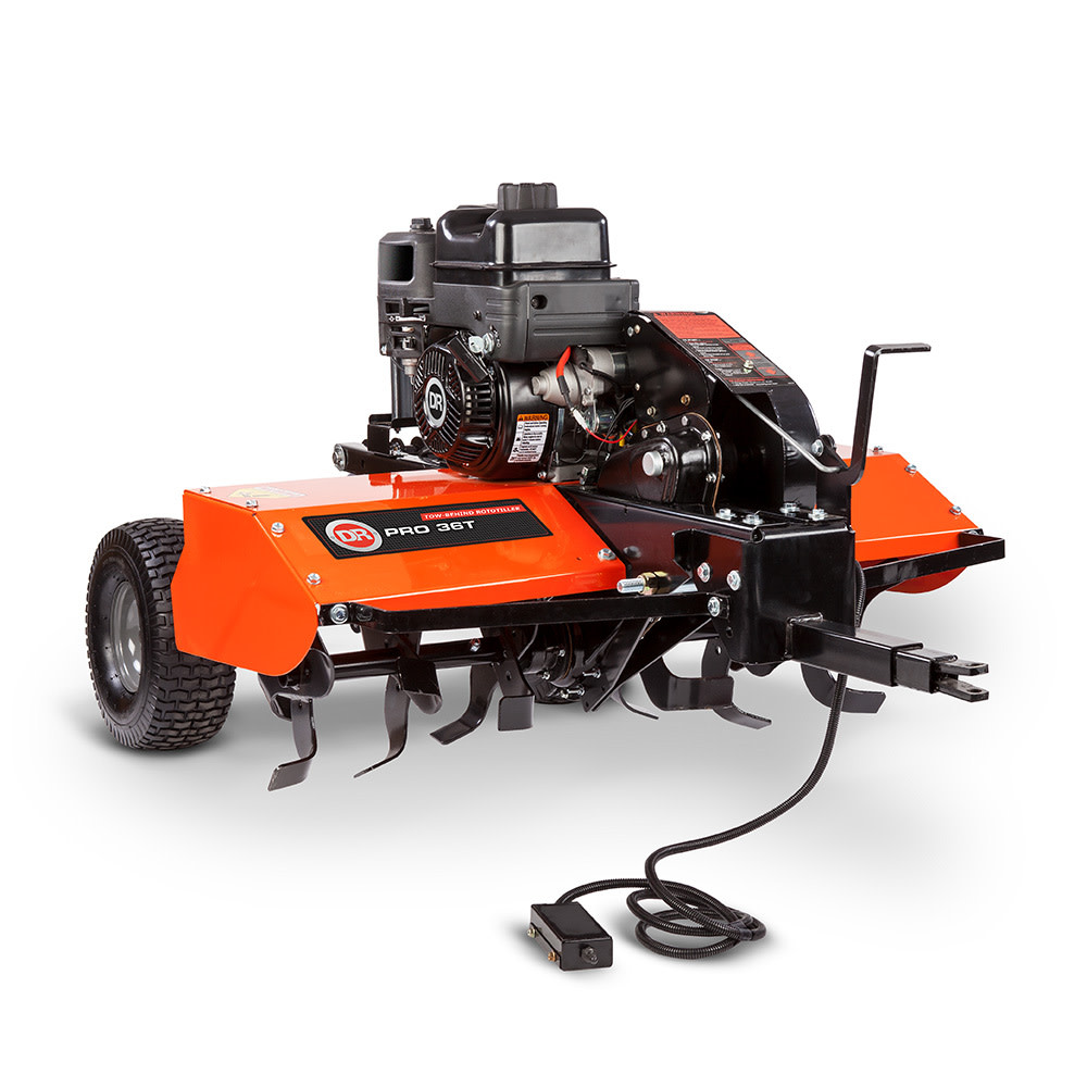 DR Power Equipment PRO 6 HP 223 cc Gasoline OHV Tow Behind Tiller ...
