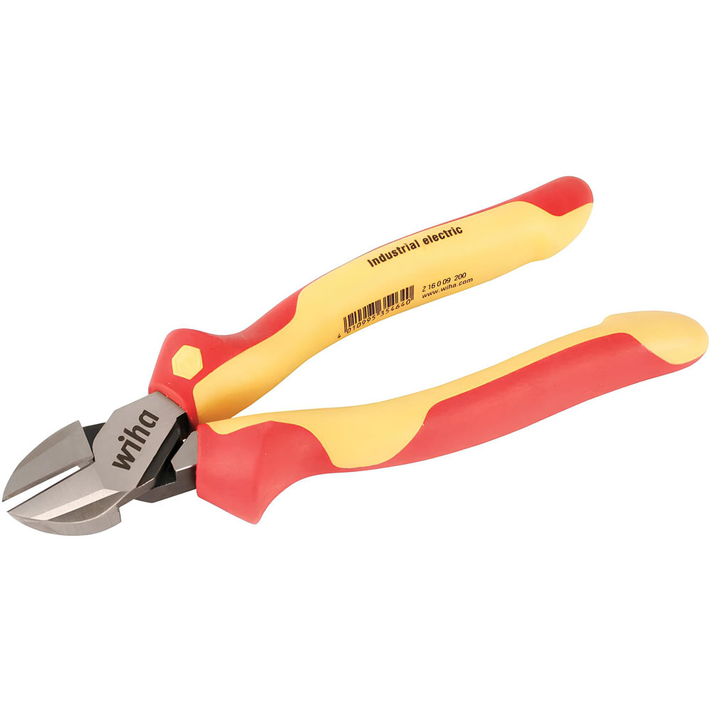 Wiha Insulated Industrial Diagonal Cutters 8 Inch 32929 - Acme Tools