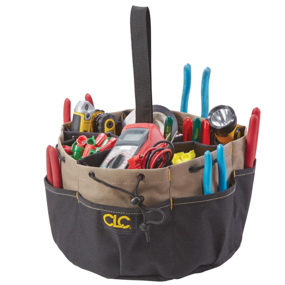 CLC 18 Pocket - Drawstring Bucket Bag 1148 - Acme Tools