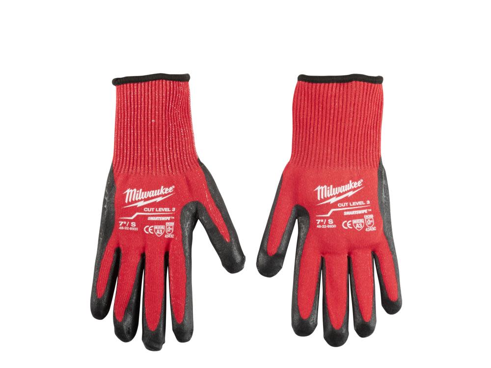 Milwaukee Cut Level 3 Gloves Dipped 48-22-8930M910 from MILWAUKEE ...