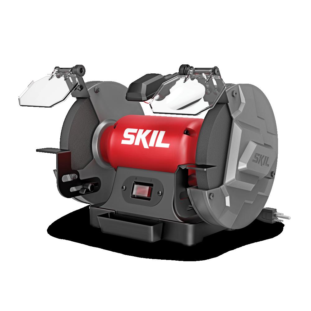 SKIL 3.0 Amp 8in Benchtop Grinder BI9502-00 - Acme Tools