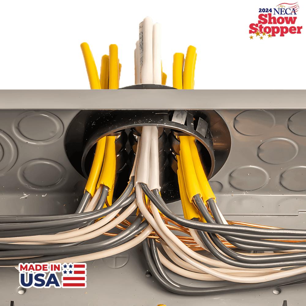 Rack-A-Tiers Wire Waffle - Multiport NM Cable Connector/Fitting KO25W ...