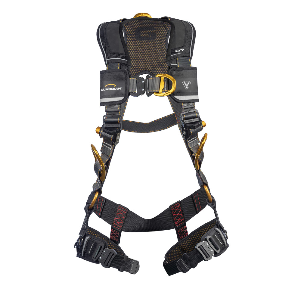 Guardian Fall Protection Full Body Harness with Chest/Leg Buckle ...