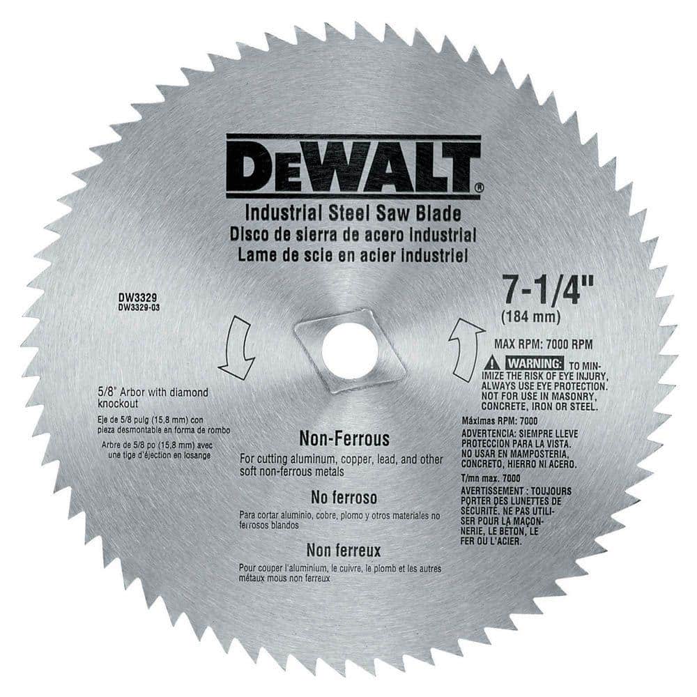 DEWALT 7-1/4 In. 68T Non-Ferrous Blade DW3329 - Acme Tools