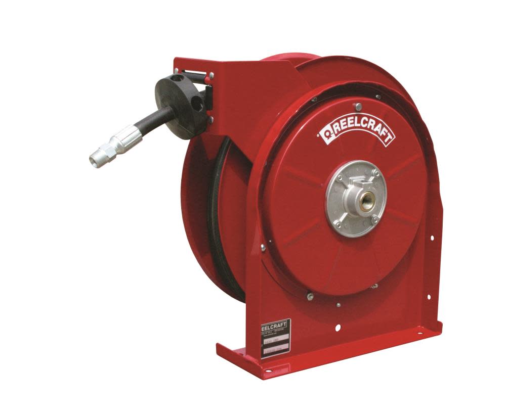 Reelcraft Spring Retractable Hose Reel - 3/8 In. x 30 Ft. 2600 PSI with ...