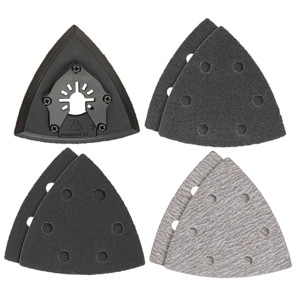 CRAFTSMAN Oscillating Tool Blades Sanding Set, 7 Piece CMAO200 - Acme Tools