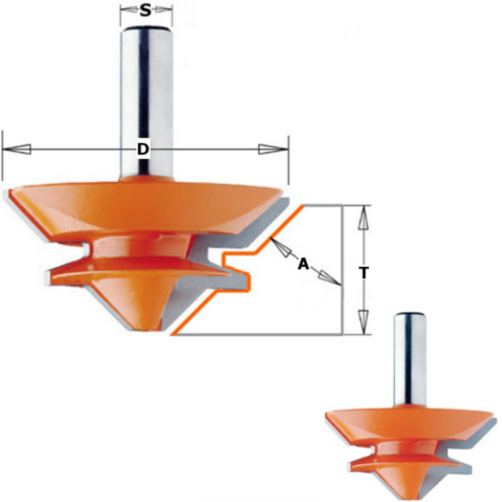 CMT Lock Miter Bit 855.503.11 - Acme Tools