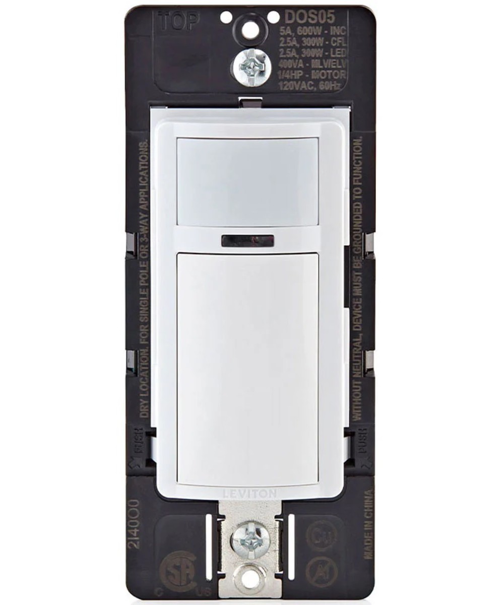 Leviton Motion Sensor 3 Way Light Switch Installation | Shelly Lighting