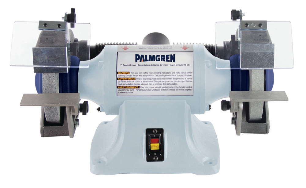 Palmgren 7 Inch Bench Grinder with Dust Collection 9682071 - Acme Tools