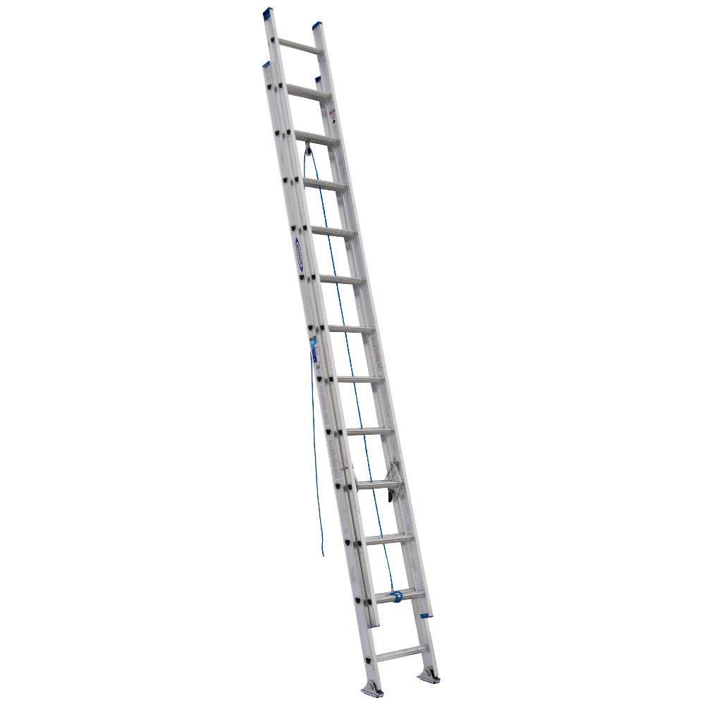 Werner 24 Ft. Type I Aluminum Extension Ladder D1324-2 - Acme Tools