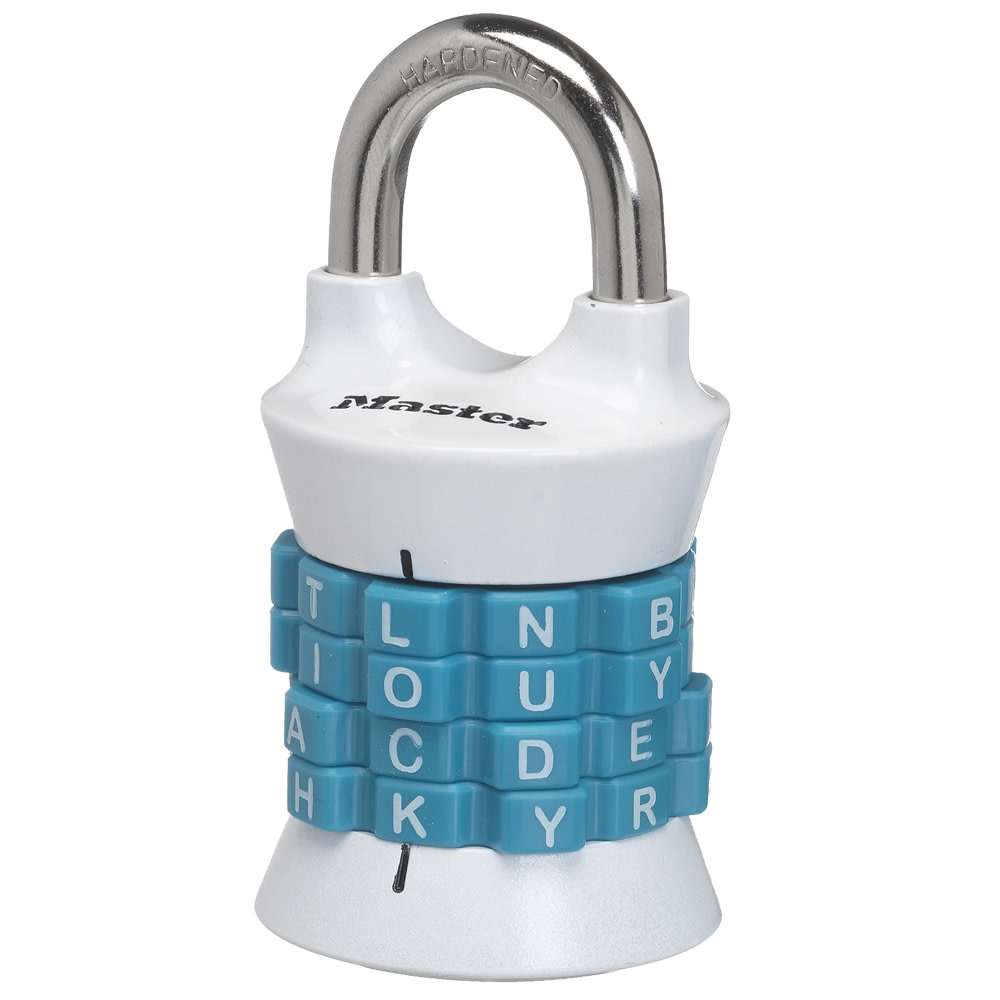 Master Lock 1-1/2 Inch Metal Body 4-Dial Locking Combination Padlock ...