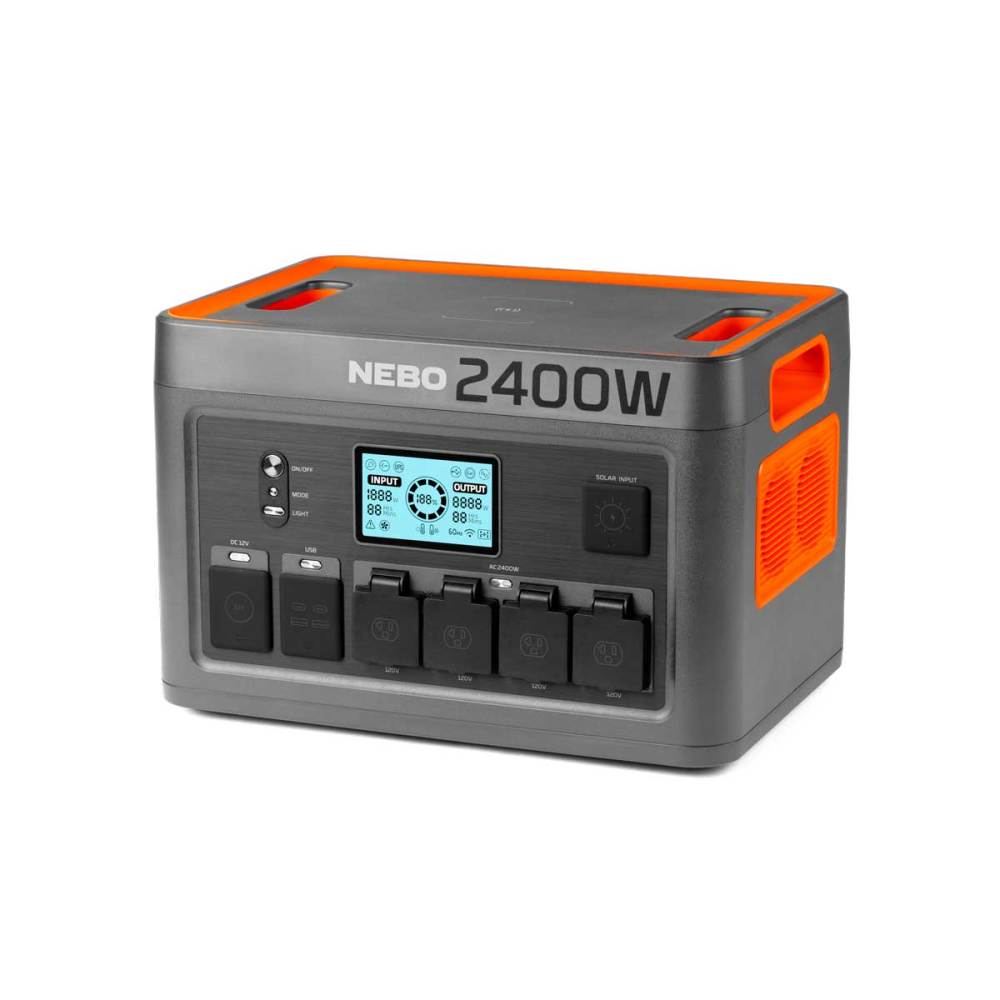Nebo Pinnacle 4,800 Watt Lithium-Ion Battery Solar Portable Power ...