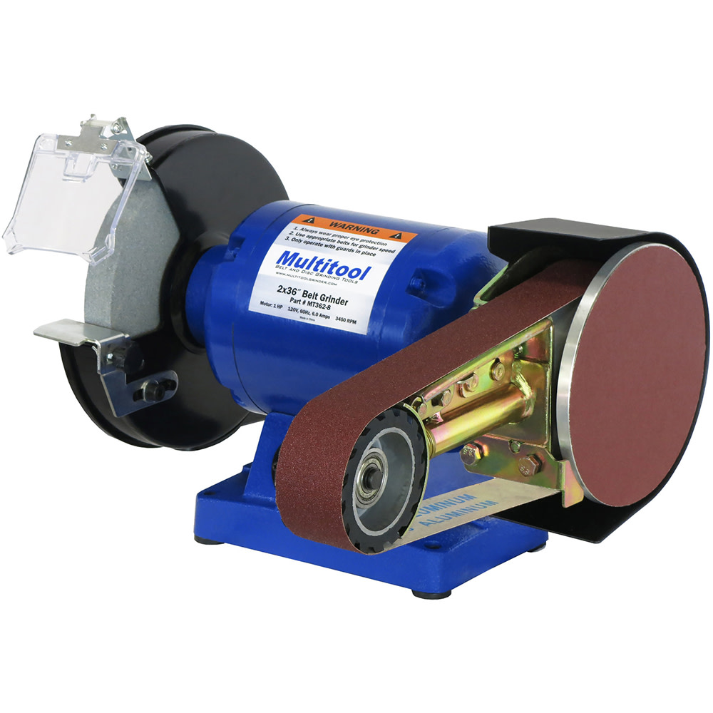 Multitool Grinders 120V 1HP Electric Belt Grinder, 2 Inch x 36 Inch ...