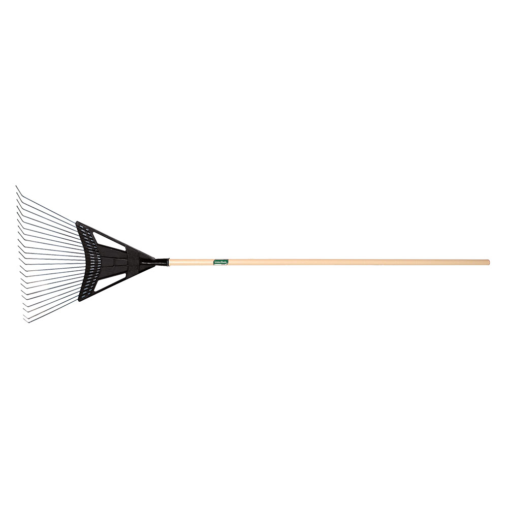 Union Tool 20 In. Poly Steel Head Leaf Rake with 48 In. Hardwood Handle ...