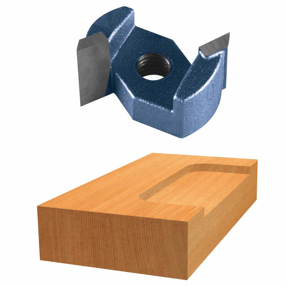 Bosch 3/4in x 1/2in Carbide Tipped Lock Mortising Router Bit 85634B ...