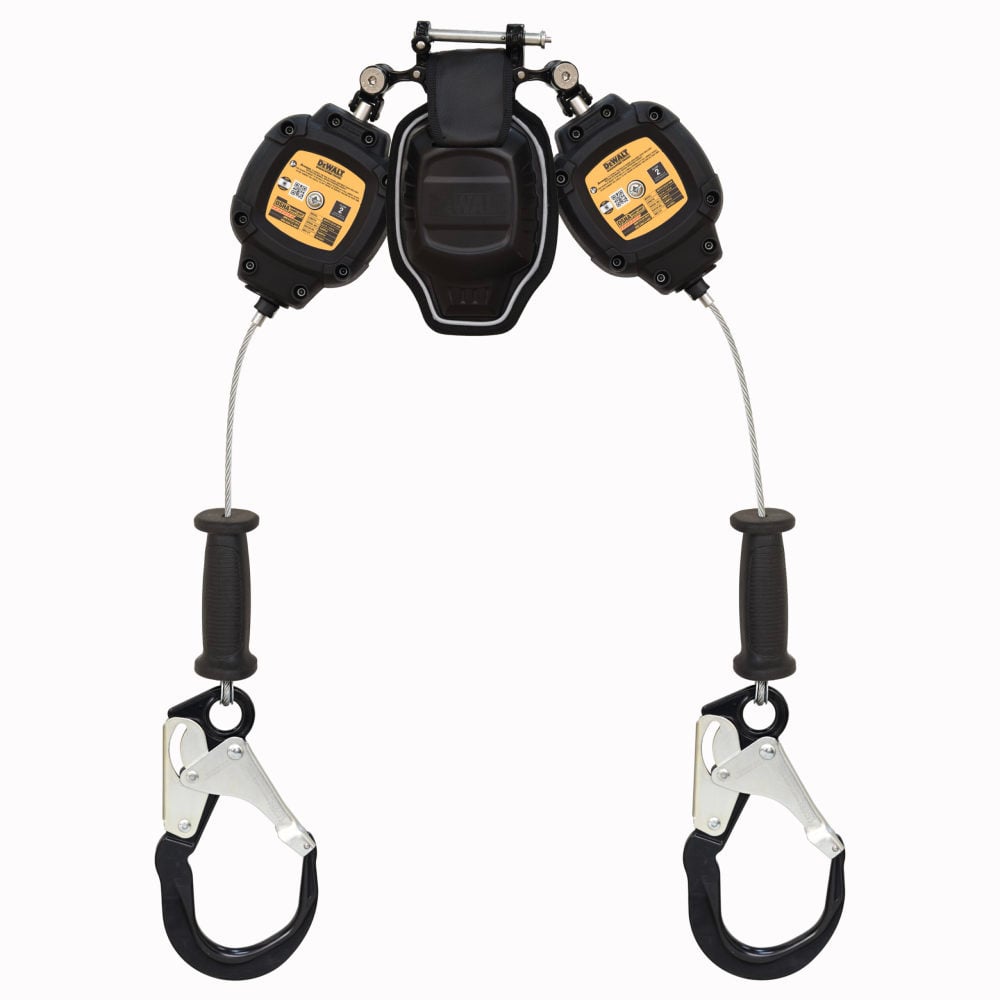 DEWALT D200P 8-1/2 Foot Personal Self Retracting Lifeline with Aluminum ...