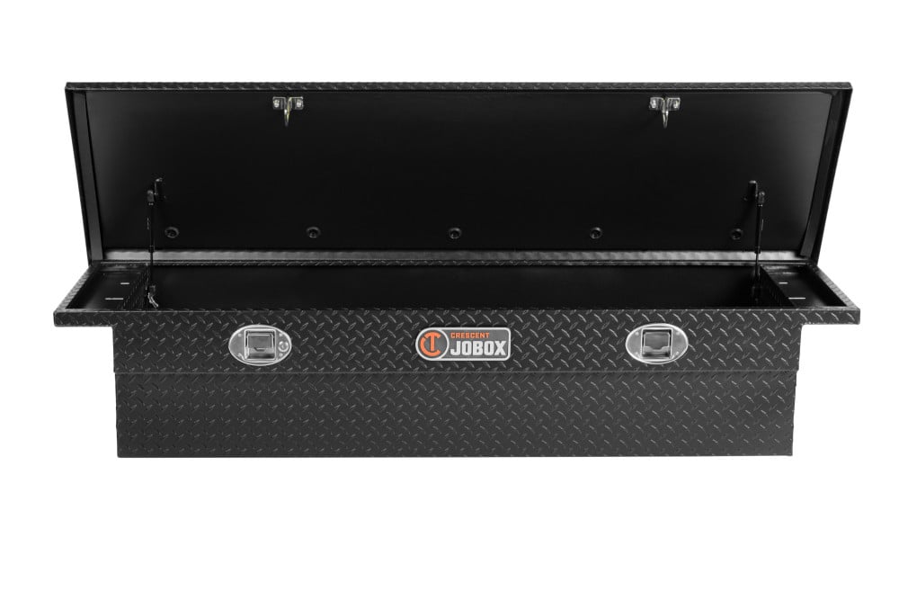 Crescent JOBOX Gear-Lock Black Aluminum Low-Profile Single Lid Fullsize ...
