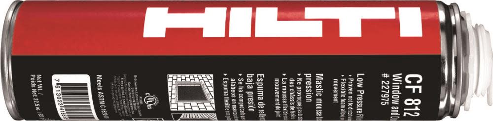 Hilti Insulating Foam CF 812 WD 227975 from Hilti - Acme Tools