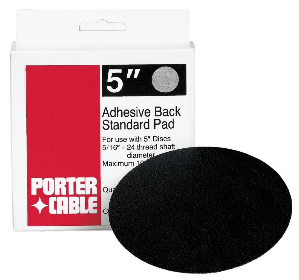 Porter Cable 5 in. Standard Adhesive-Back Pad 13700 - Acme Tools