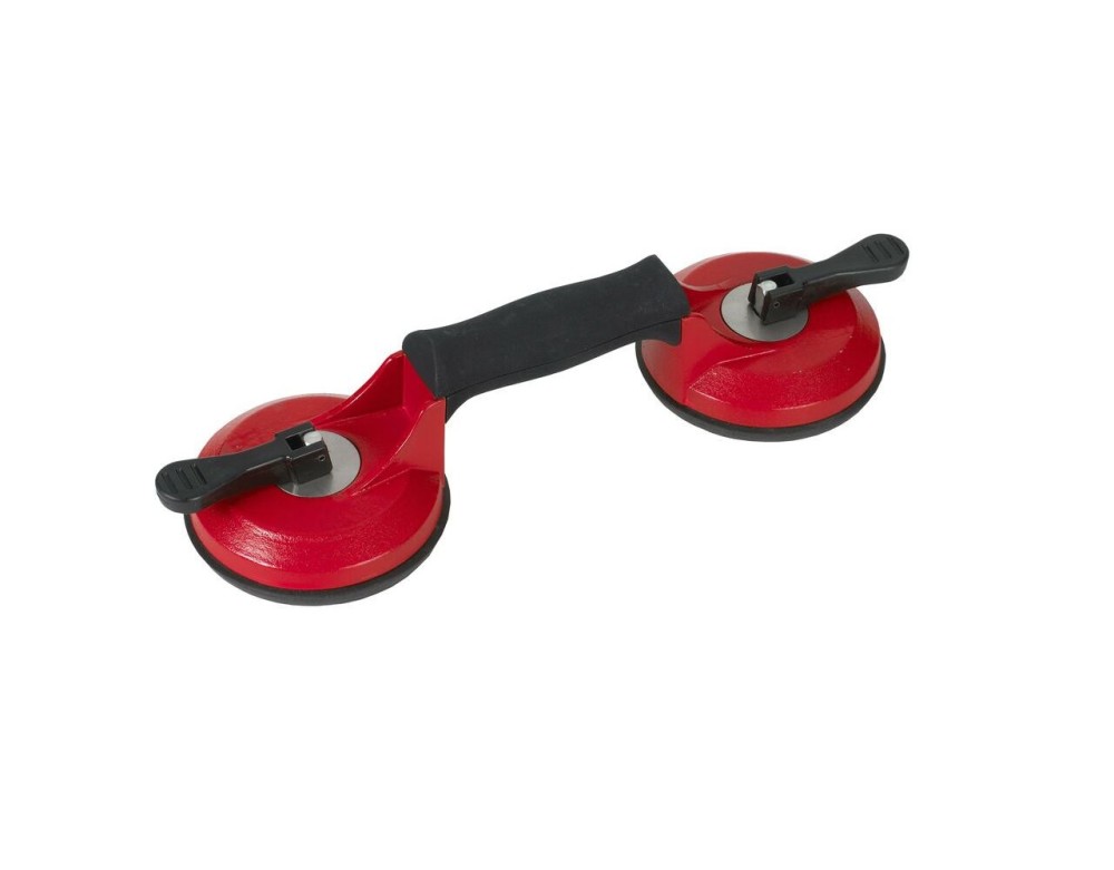 Rubi Tools 8 Inch Aluminum Double Suction Cup For Ceramic Tiles with ...