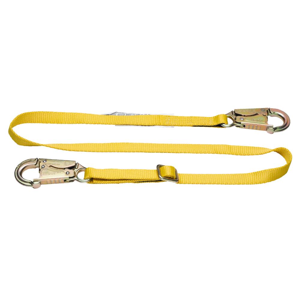 Werner 6ft Web Positioning Adjustable Lanyard (1in Web Snap Hook) Fall ...