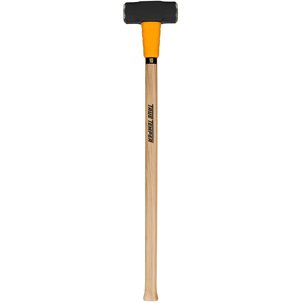 True Temper 10 Lbs Steel Head Hickory Sledge Hammer with 36 In. Wood ...