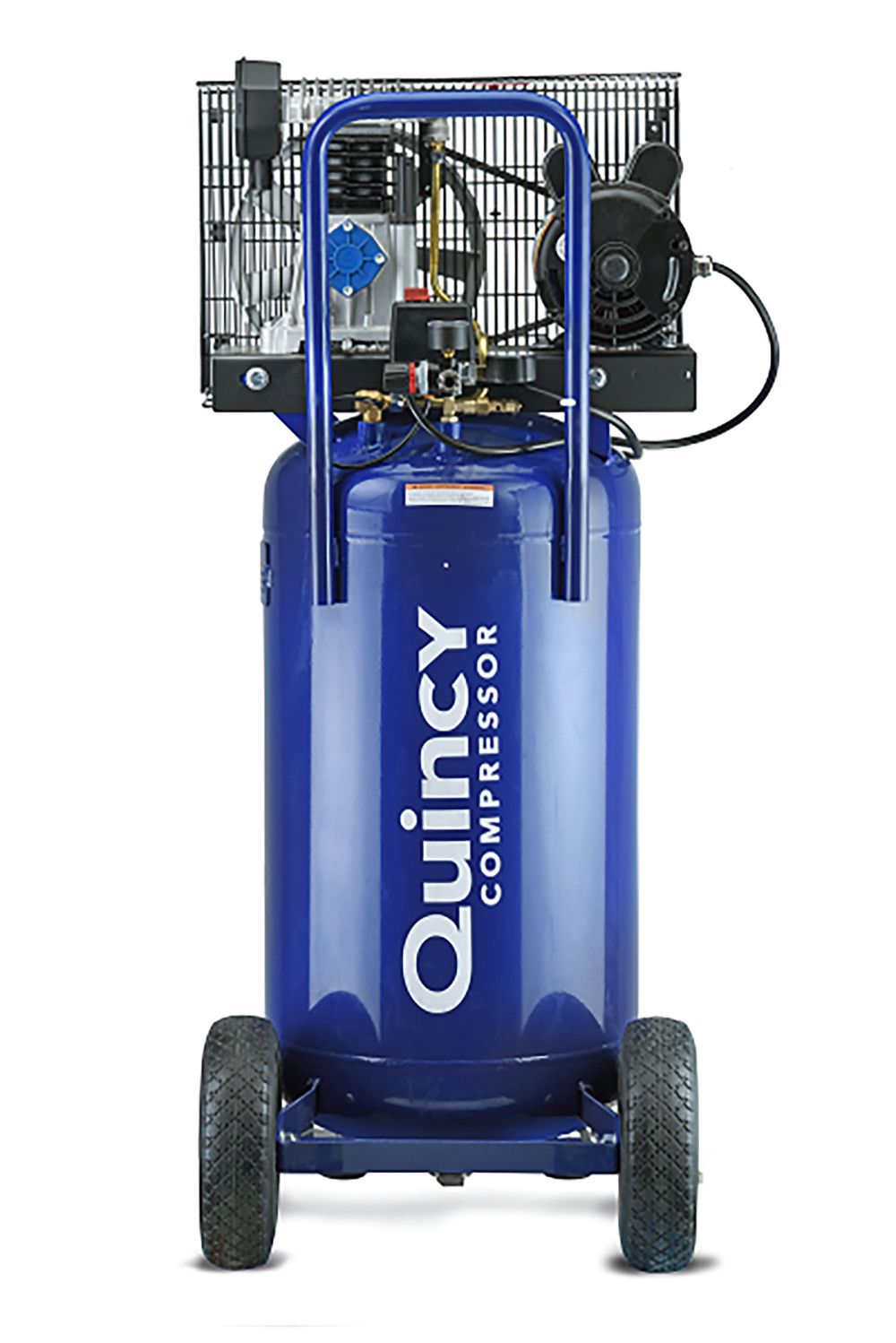 Quincy Electric Air Compressor 2HP 24 Gallon Vertical 7 CFM Q12124VPQ ...