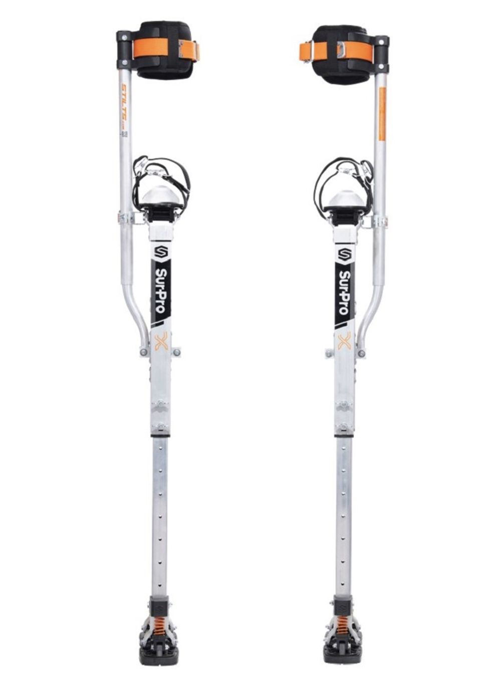 Surpro Premium Flex Foot Single Side Aluminum Stilts Size 26 to 40in ...
