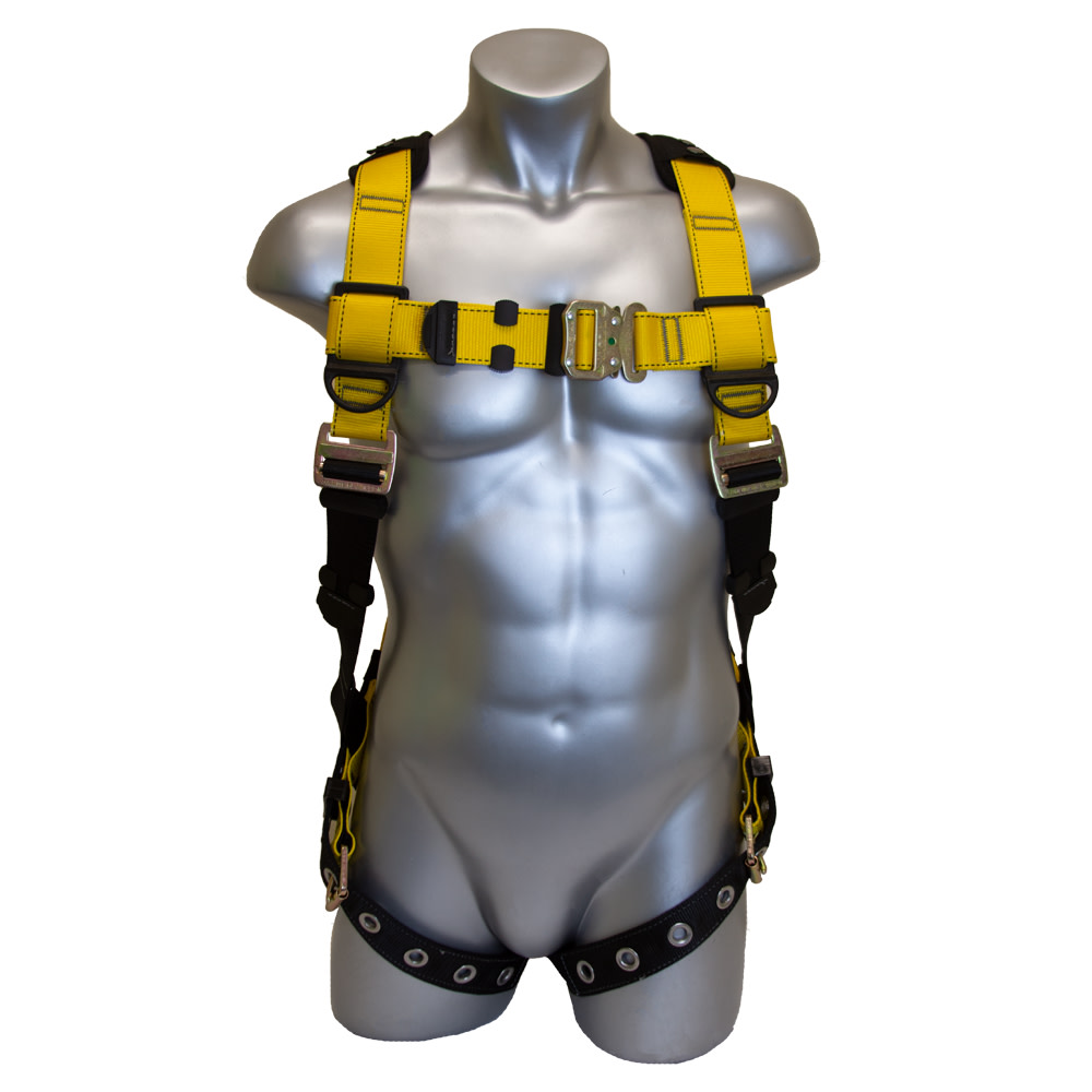 Guardian Fall Protection XXXL Series 3 Full-Body Harness with Chest QC ...