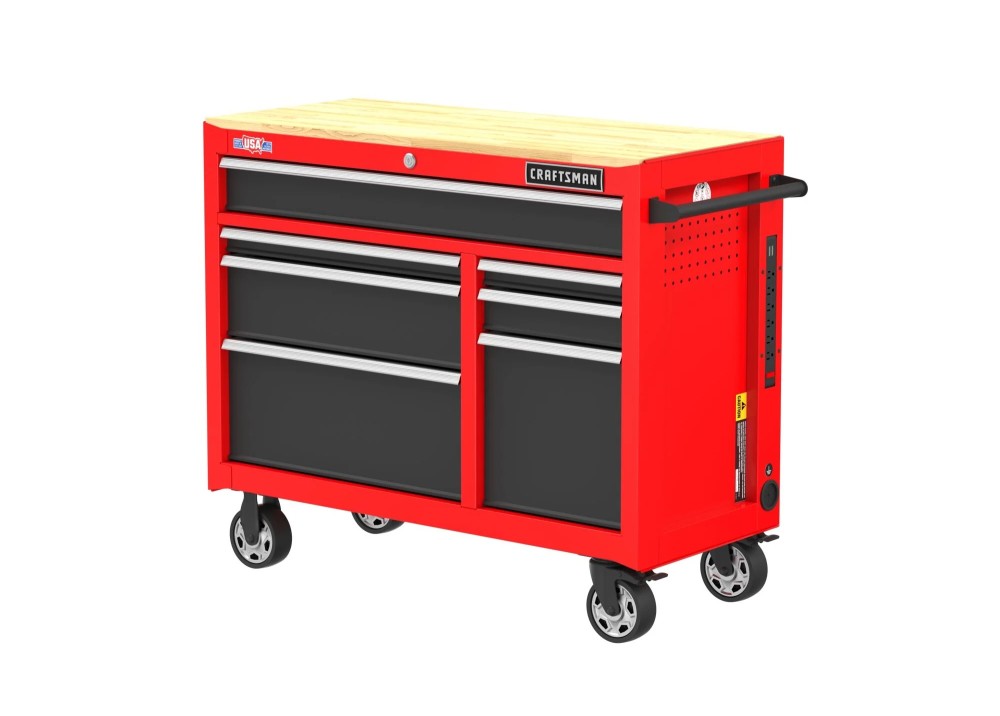 CRAFTSMAN S2000 41 Inch 7-Drawer Workstation, Red CMST98271RB - Acme Tools